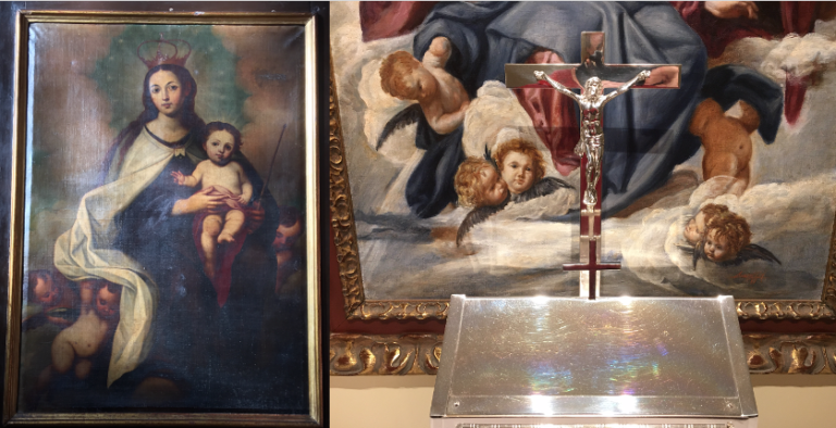 Ángeles adorando a Dios – Parroquia Santísimo Cristo de la Victoria